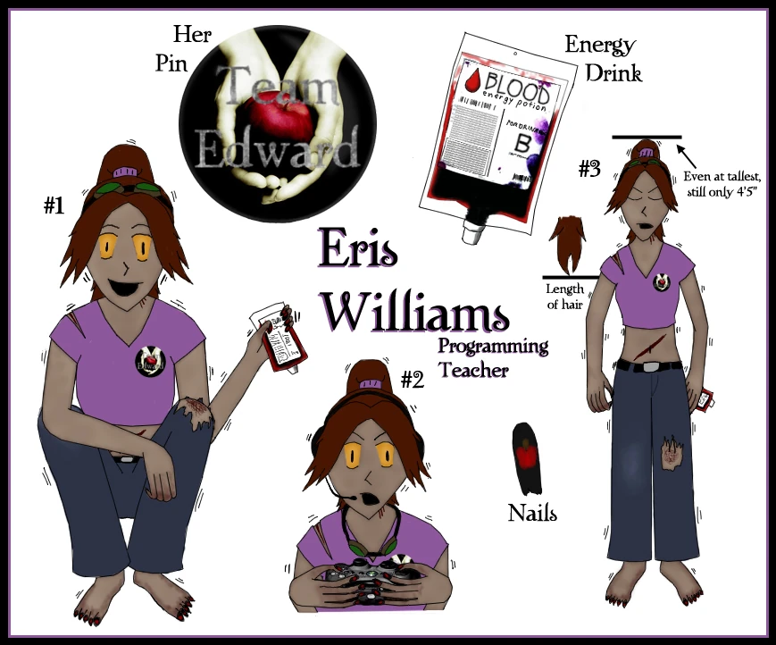 Eris Williams | Left 4 Middle school Wiki | Fandom