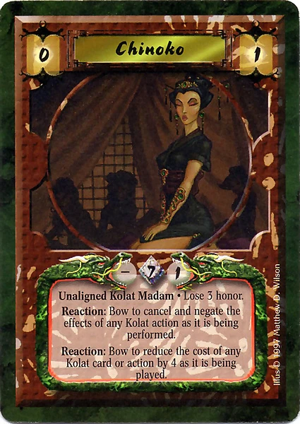Chinoko/card | L5r: Legend of the Five Rings Wiki | Fandom