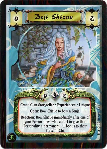 Doji Shizue Exp/card | L5r: Legend of the Five Rings Wiki | Fandom