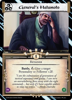 General's Hatamoto/card | L5r: Legend of the Five Rings Wiki | Fandom