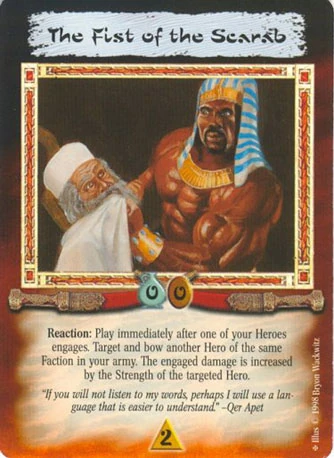 The Fist of the Scarab/card | L5r: Legend of the Five Rings Wiki | Fandom
