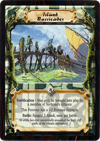 Island Barricades/card | L5r: Legend of the Five Rings Wiki | Fandom