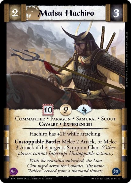 Matsu Hachiro Exp/card | L5r: Legend of the Five Rings Wiki | Fandom