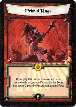 Primal Rage/card | L5r: Legend of the Five Rings Wiki | Fandom