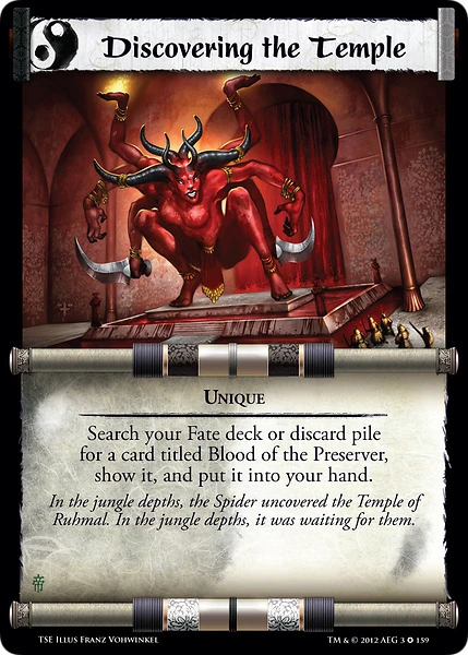 Discovering the Temple/card | L5r: Legend of the Five Rings Wiki | Fandom