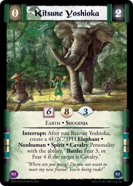 Kitsune Yoshioka/card | L5r: Legend of the Five Rings Wiki | Fandom