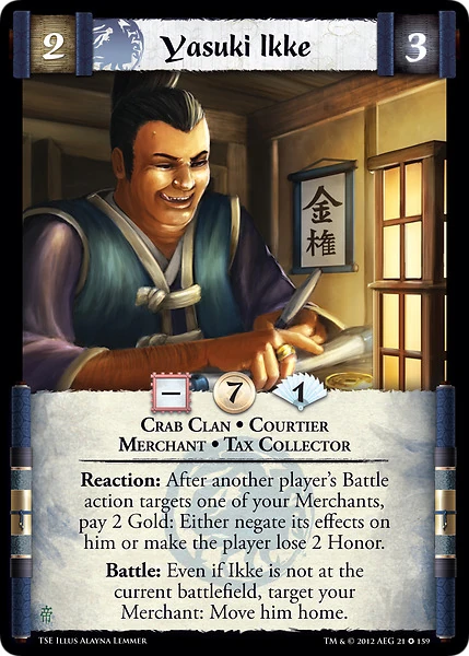 Yasuki Ikke/card | L5r: Legend of the Five Rings Wiki | Fandom