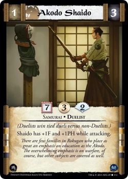 Akodo Shaido/card | L5r: Legend of the Five Rings Wiki | Fandom