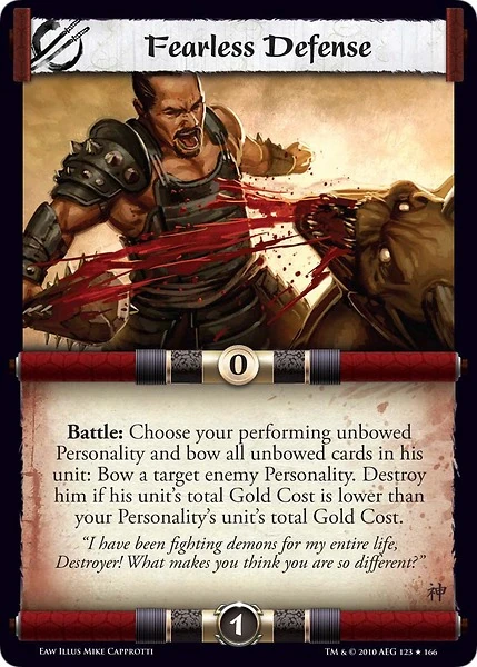Fearless Defense/card | L5r: Legend of the Five Rings Wiki | Fandom