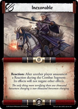 Inexorable/card | L5r: Legend of the Five Rings Wiki | Fandom