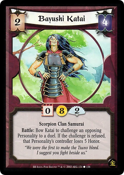 Bayushi Katai/card | L5r: Legend of the Five Rings Wiki | Fandom