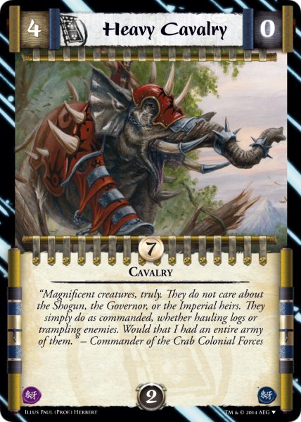 Heavy Cavalrycard5 L5r Legend Of The Five Rings Wiki Fandom