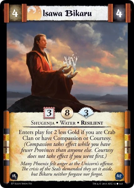 Isawa Bikaru/card | L5r: Legend of the Five Rings Wiki | Fandom