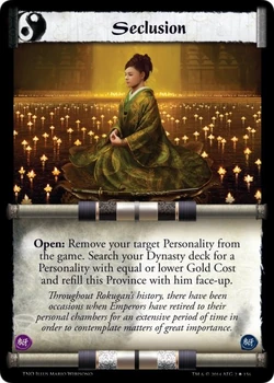 Seclusion/card | L5r: Legend of the Five Rings Wiki | Fandom