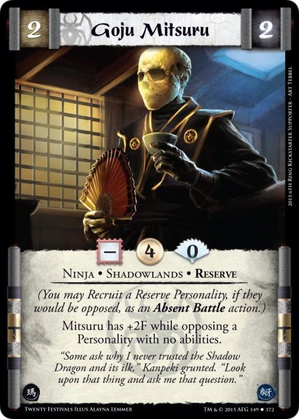 Goju Mitsuru/card | L5r: Legend of the Five Rings Wiki | Fandom