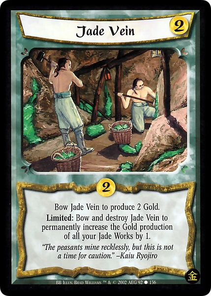 Jade Vein/card | L5r: Legend of the Five Rings Wiki | Fandom