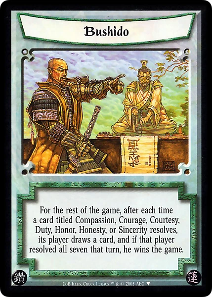 Bushido/card | L5r: Legend of the Five Rings Wiki | Fandom