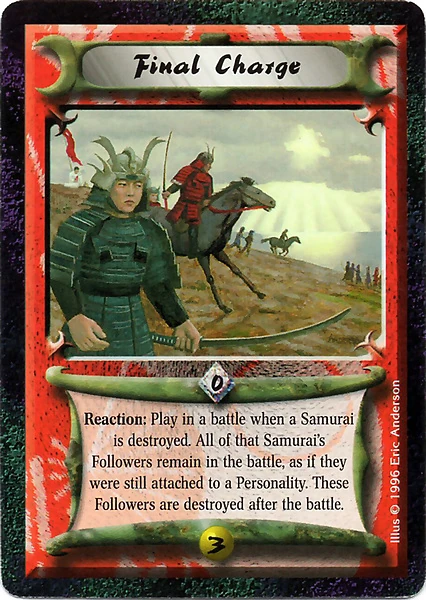 Final Charge/card | L5r: Legend of the Five Rings Wiki | Fandom