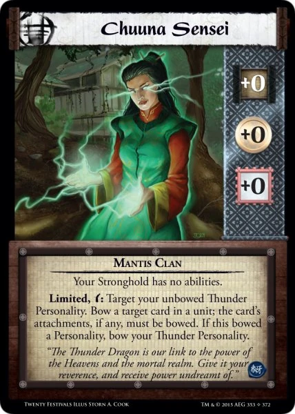 Chuuna Sensei/card | L5r: Legend of the Five Rings Wiki | Fandom