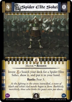Spider Elite Sohei/card | L5r: Legend of the Five Rings Wiki | Fandom
