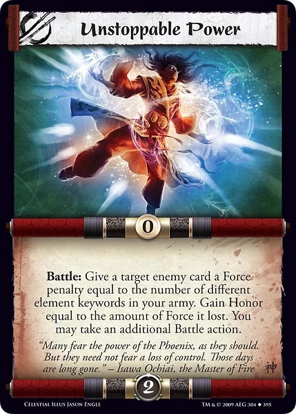 Unstoppable Power/card2 | L5r: Legend of the Five Rings Wiki | Fandom