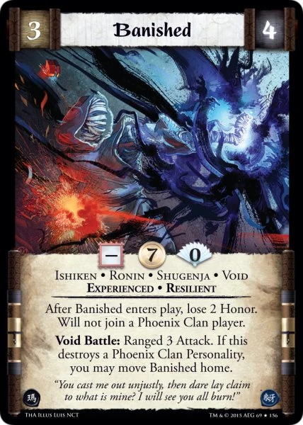 Banished Exp/card | L5r: Legend of the Five Rings Wiki | Fandom