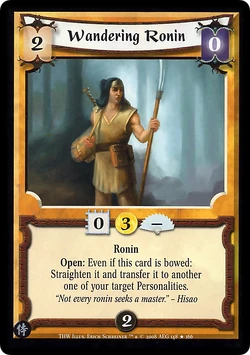Wandering Ronin/card | L5r: Legend of the Five Rings Wiki | Fandom