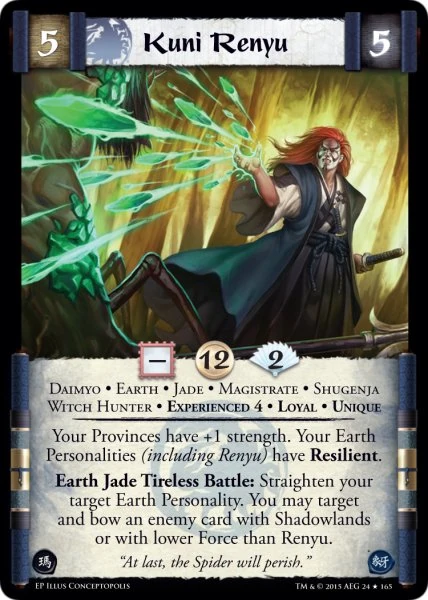Kuni Renyu Exp4/card | L5r: Legend of the Five Rings Wiki | Fandom