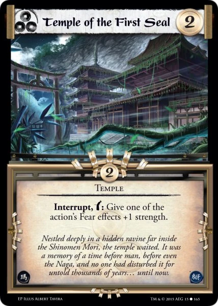 Temple of the First Seal/card | L5r: Legend of the Five Rings Wiki | Fandom