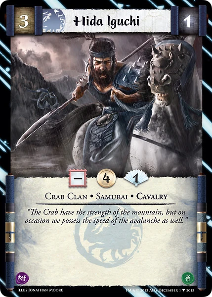 Hida Iguchi/card | L5r: Legend of the Five Rings Wiki | Fandom