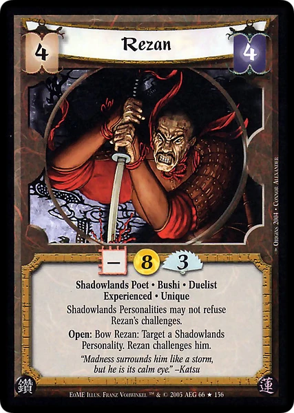 Rezan Exp/card | L5r: Legend of the Five Rings Wiki | Fandom