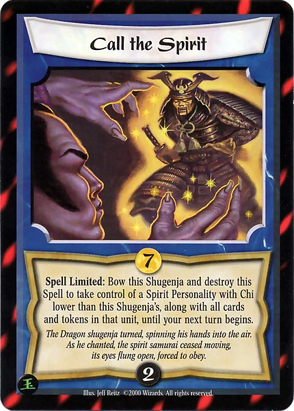 Call the Spirit/card | L5r: Legend of the Five Rings Wiki | Fandom