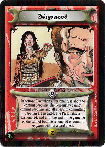 Disgraced/card | L5r: Legend of the Five Rings Wiki | Fandom