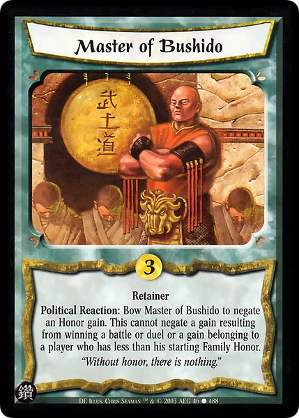 Master of Bushido/card2 | L5r: Legend of the Five Rings Wiki | Fandom