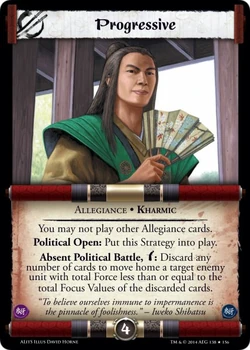 Progressive/card | L5r: Legend of the Five Rings Wiki | Fandom
