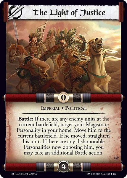 The Light of Justice/card | L5r: Legend of the Five Rings Wiki | Fandom