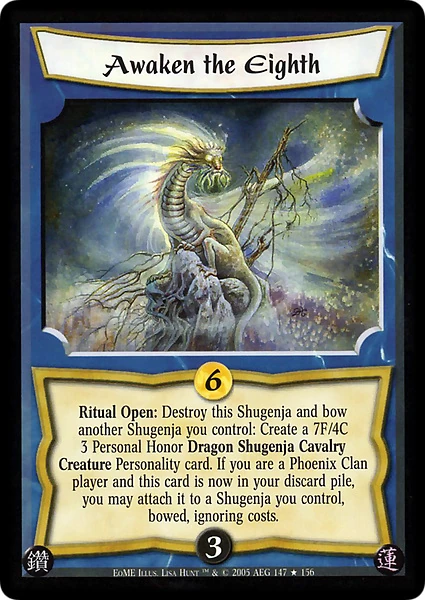 Awaken the Eighth/card | L5r: Legend of the Five Rings Wiki | Fandom