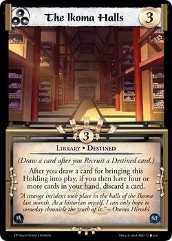 The Ikoma Halls/card | L5r: Legend of the Five Rings Wiki | Fandom