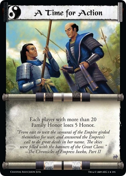 A Time for Action/card2 | L5r: Legend of the Five Rings Wiki | Fandom