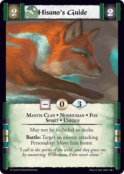 Hisano's Guide/card | L5r: Legend of the Five Rings Wiki | Fandom