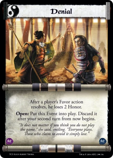 Denial/card | L5r: Legend of the Five Rings Wiki | Fandom