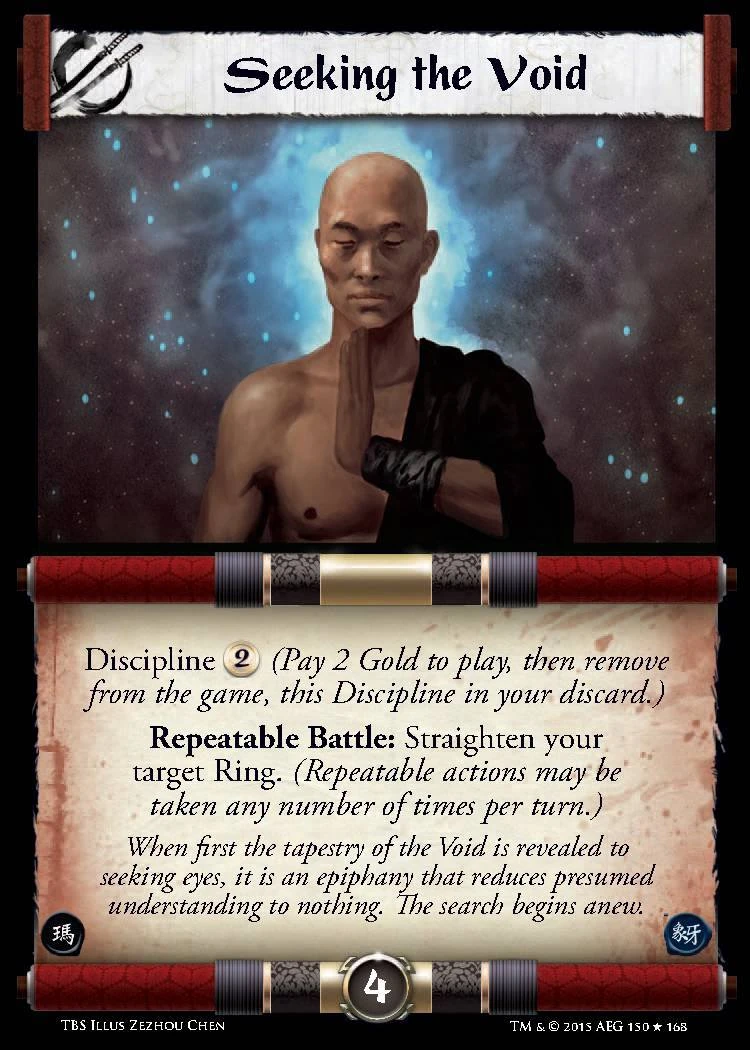 Seeking the Void/card | L5r: Legend of the Five Rings Wiki | Fandom