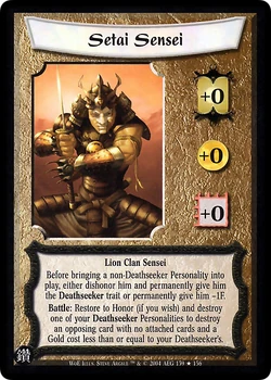 Setai Sensei/card | L5r: Legend of the Five Rings Wiki | Fandom