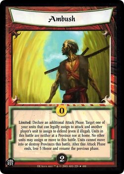 Ambush/card3 | L5r: Legend of the Five Rings Wiki | Fandom