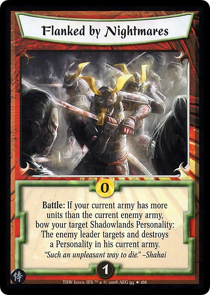 Flanked by Nightmares/card | L5r: Legend of the Five Rings Wiki | Fandom