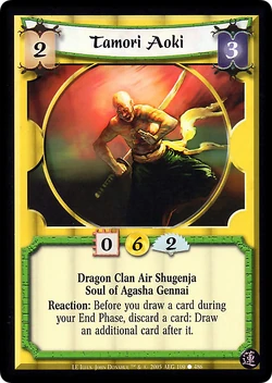 Tamori Aoki/card | L5r: Legend of the Five Rings Wiki | Fandom