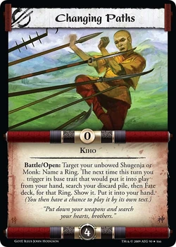 Changing Paths/card | L5r: Legend of the Five Rings Wiki | Fandom