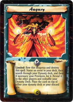 Augury/card | L5r: Legend of the Five Rings Wiki | Fandom
