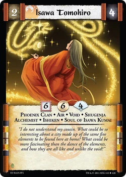 Isawa Tomohiro/card | L5r: Legend of the Five Rings Wiki | Fandom