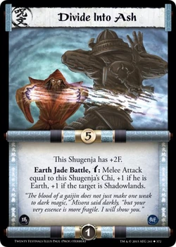 Divide Into Ash/card | L5r: Legend of the Five Rings Wiki | Fandom
